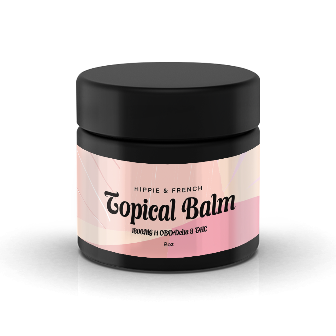 1:1 Topical Balm 1800mg | Hippie & French